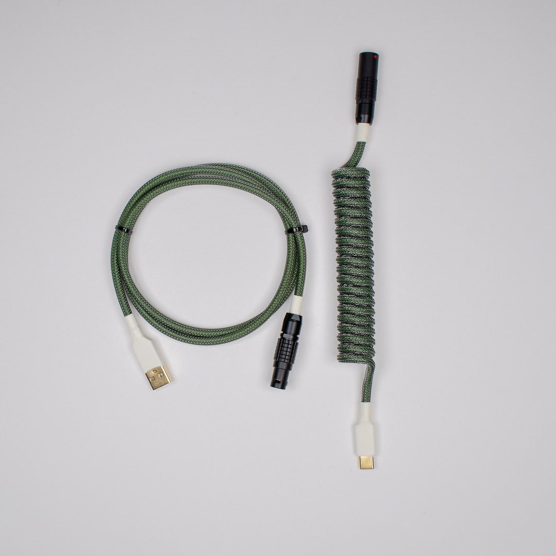 Custom Coiled Mechanical Keyboard Cable - Etsy