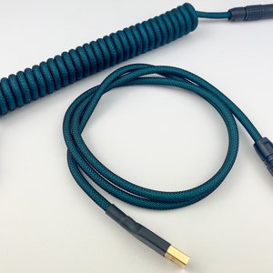 Custom Coiled Mechanical Keyboard Cable - Etsy