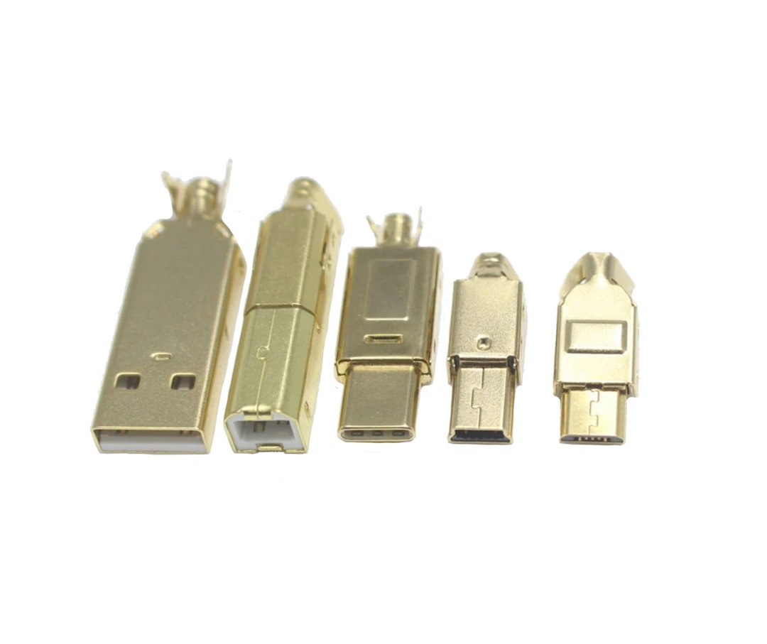 Gold Plated USB Connectors - Etsy