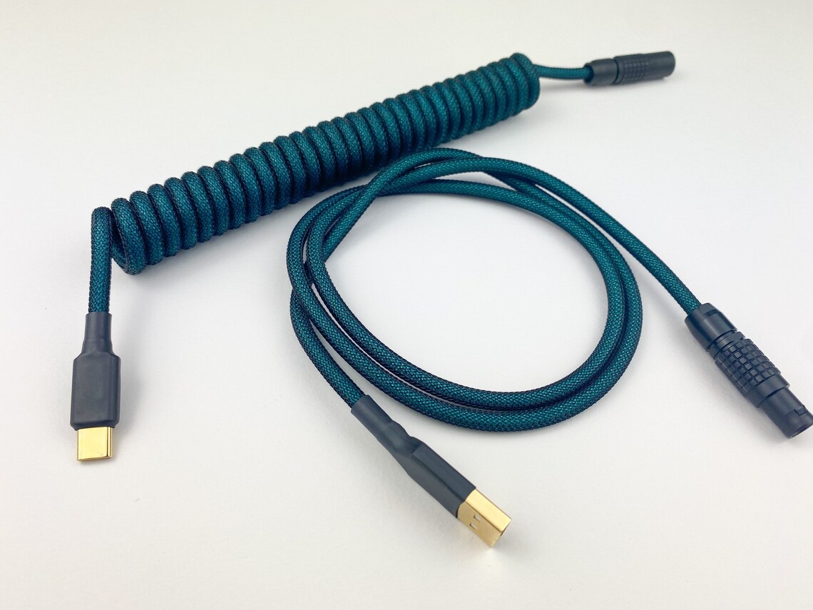 Custom Coiled Mechanical Keyboard Cable USB C/mini/micro - Etsy