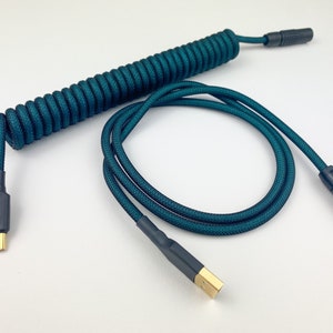 Custom Coiled Mechanical Keyboard Cable - Etsy