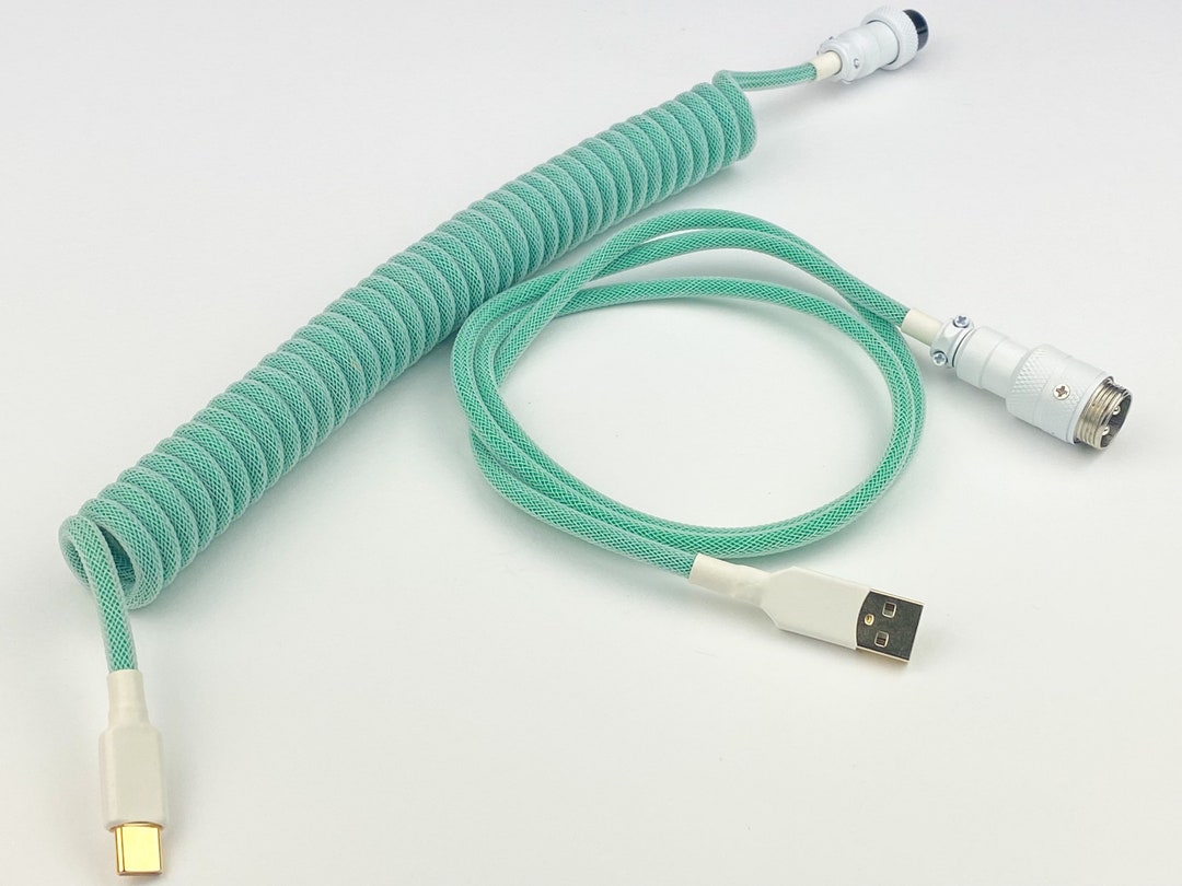 Custom Coiled Mechanical Keyboard Cable - Etsy