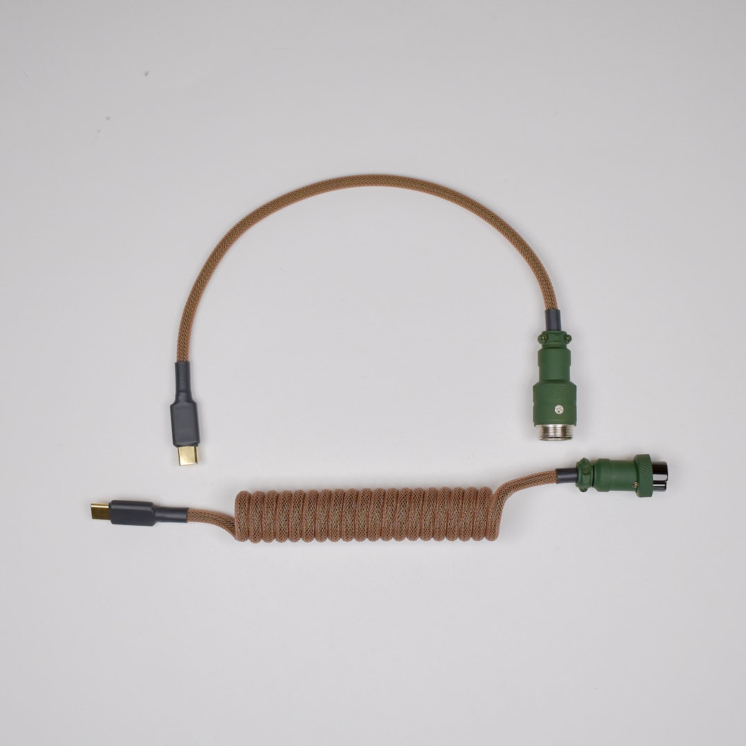 Custom Coiled Mechanical Keyboard Cable - Etsy