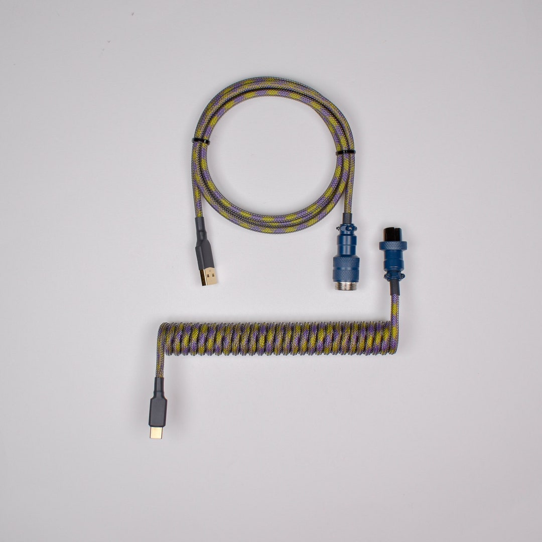 Custom Coiled Mechanical Keyboard Cable - Etsy