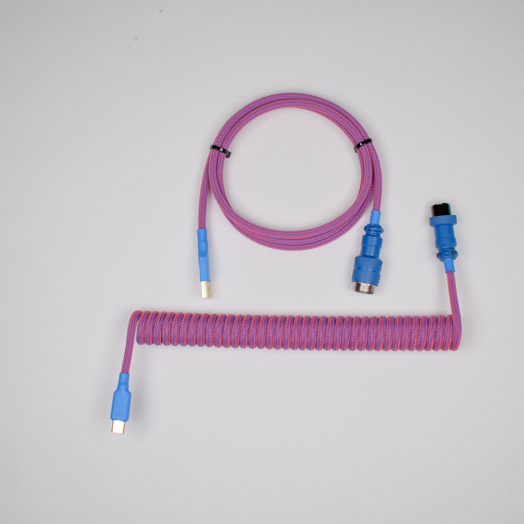 Custom Coiled Mechanical Keyboard Cable - Etsy