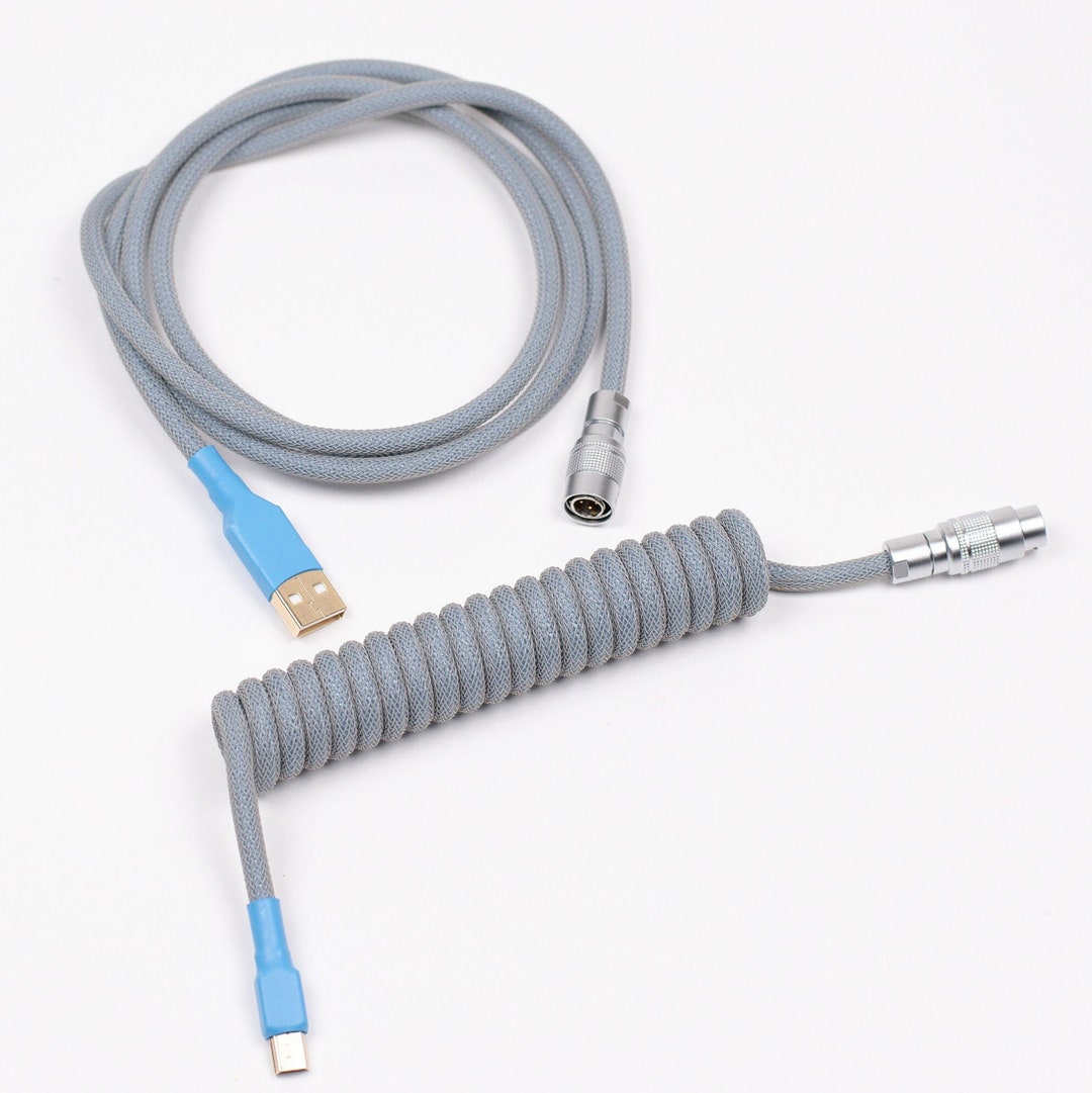 Custom Coiled Mechanical Keyboard Cable - Etsy