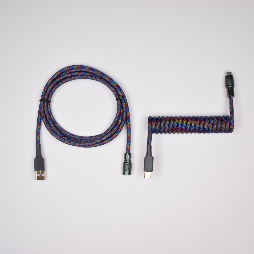 Custom Coiled Mechanical Keyboard Cable - Etsy