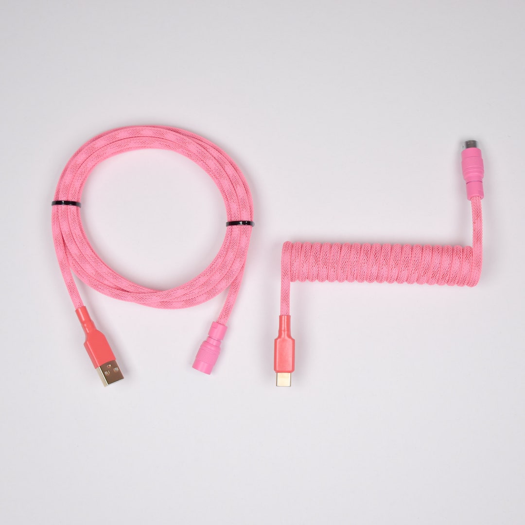 Custom Coiled Mechanical Keyboard Cable - Etsy