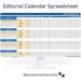 Editorial Calendar Excel Spreadsheet | Content Planning Template ...