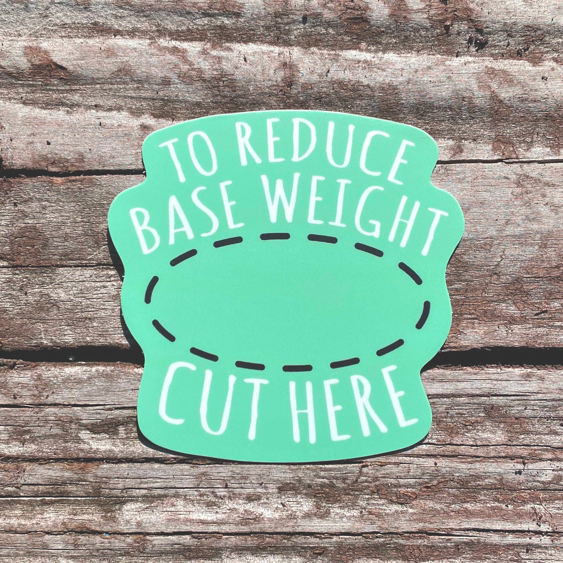 Ultralight Vinyl Sticker for Camping Hiking Backpacking in - Etsy