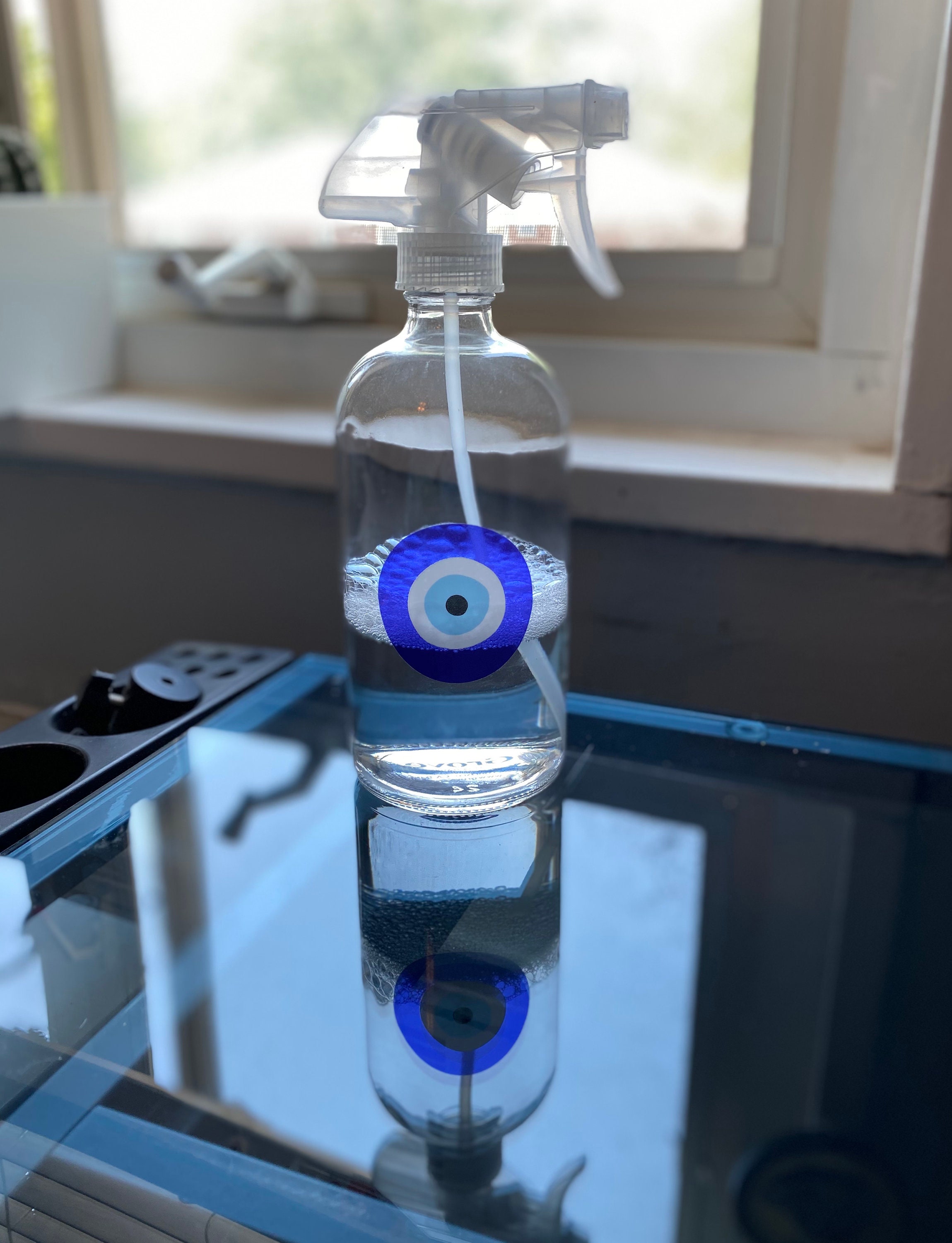 Evil Eye Clear Vinyl Sticker Weatherproof Vinyl Sticker - Etsy