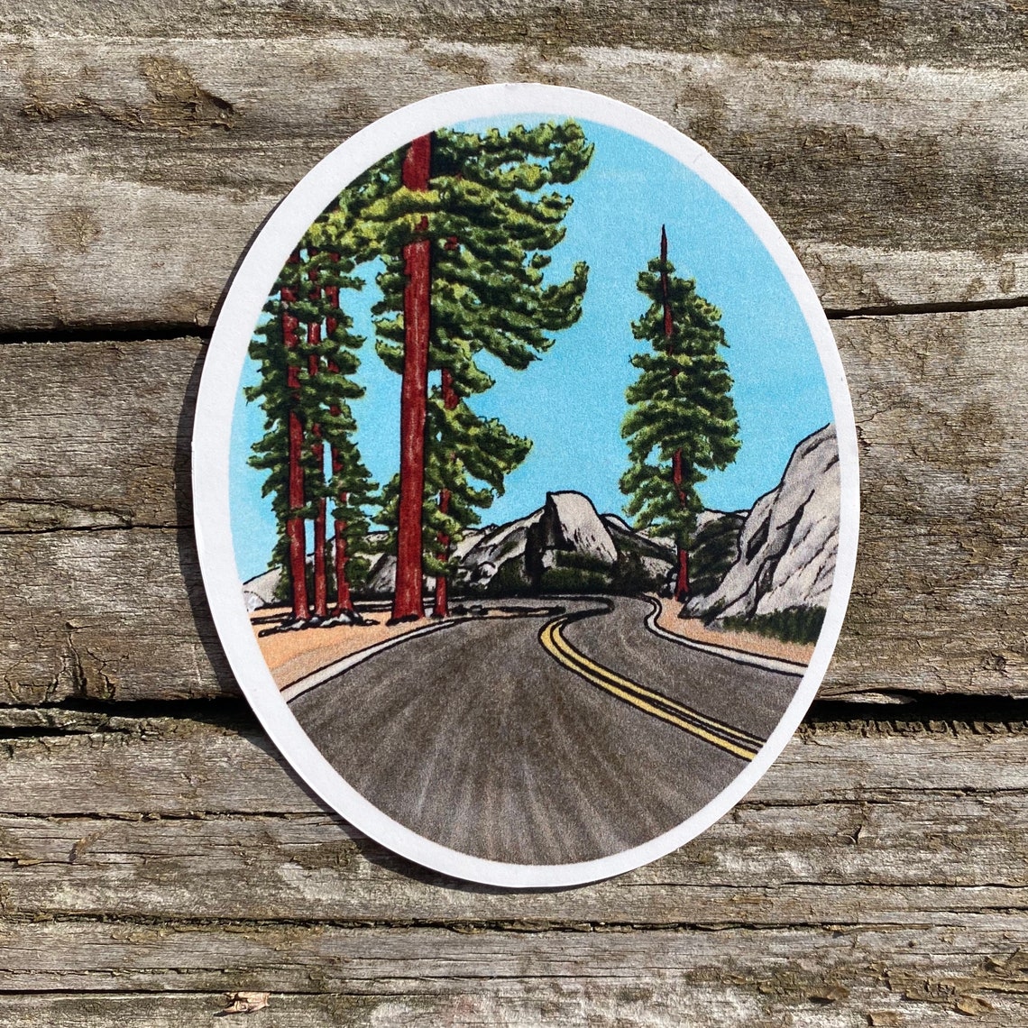 Glacier Point Vinyl Sticker for Wildlife & Nature Lovers - Etsy