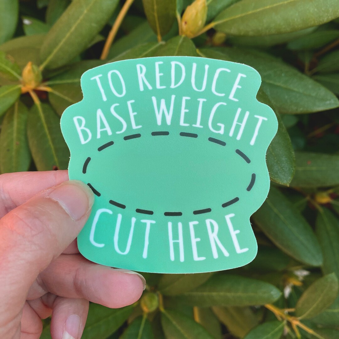 Ultralight Vinyl Sticker for Camping, Hiking, Backpacking in the Great ...