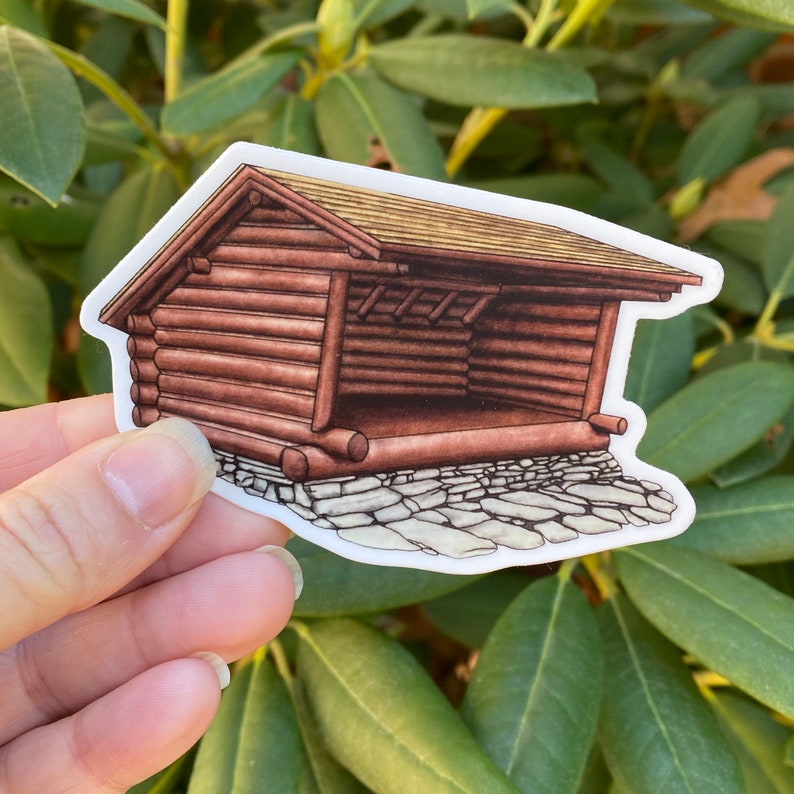 Trail Shelter Sticker for Wildlife & Nature Lovers Hiking - Etsy
