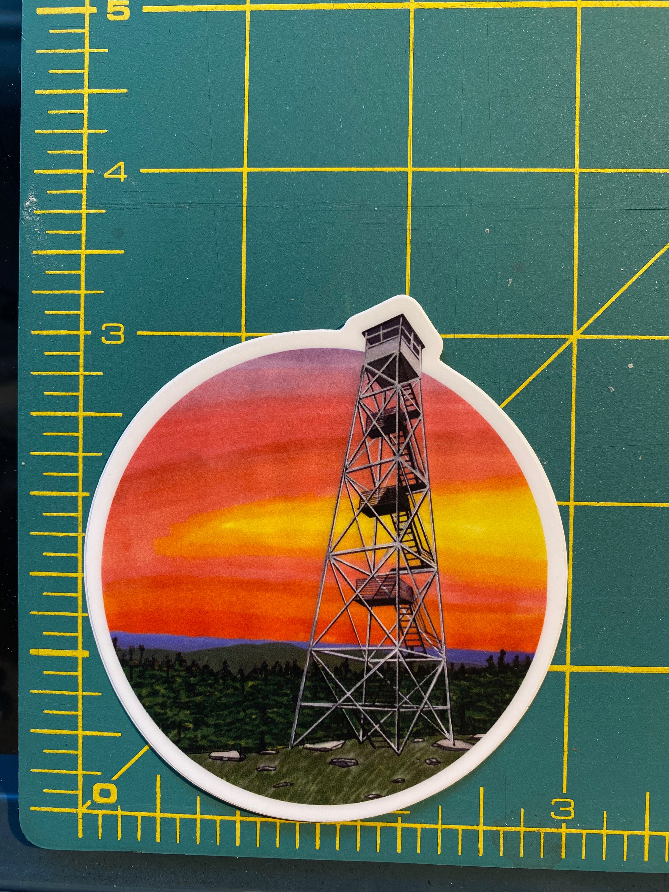 Fire Tower Vinyl Sticker for Wildlife & Nature Lovers | Etsy