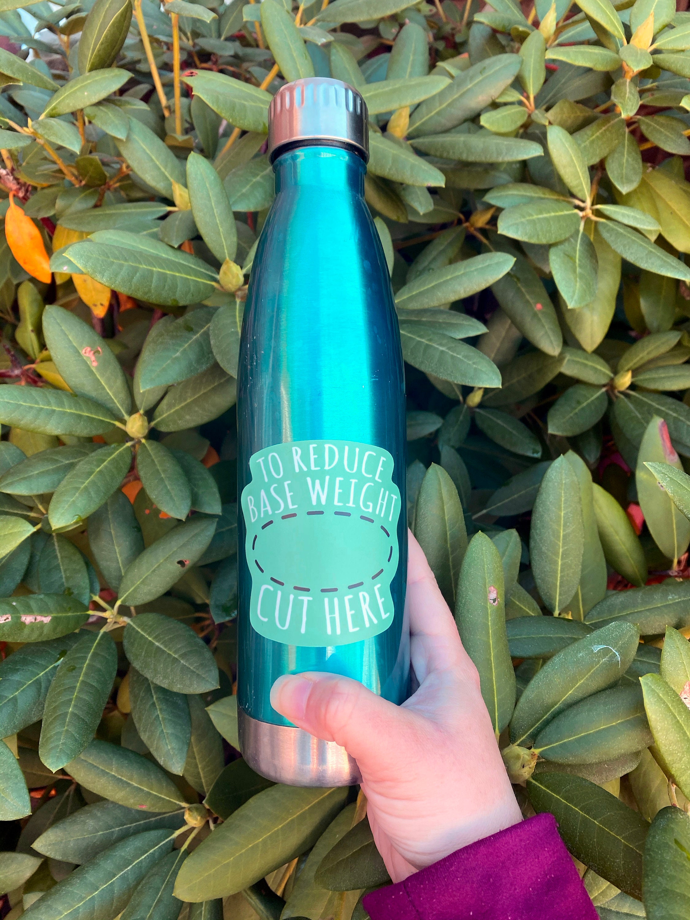 Ultralight Vinyl Sticker for Camping Hiking Backpacking in - Etsy