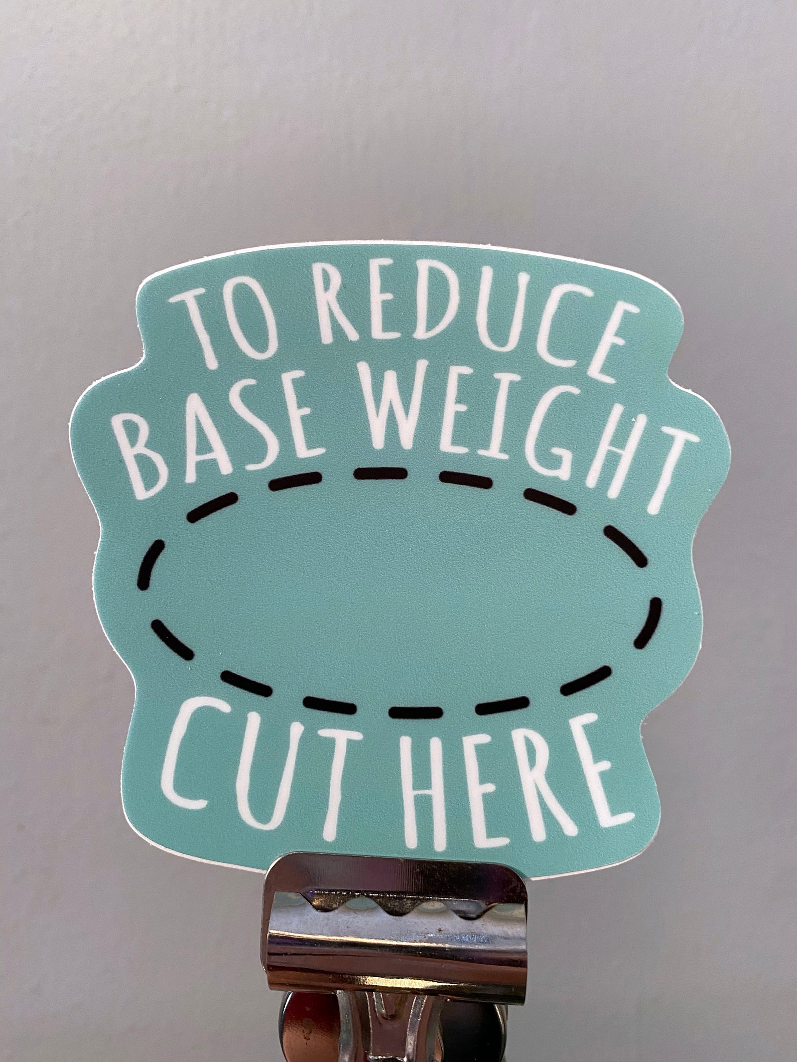 Ultralight Vinyl Sticker for Camping Hiking Backpacking in - Etsy