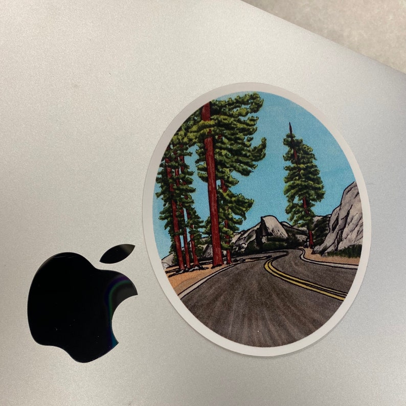 Glacier Point Vinyl Sticker for Wildlife & Nature Lovers - Etsy