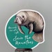 Save the Manatees Vinyl Sticker! Conservation Sticker, for Wildlife ...