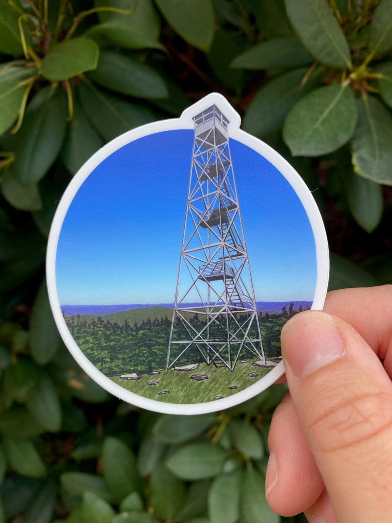 Fire Tower Vinyl Sticker for Wildlife & Nature Lovers | Etsy