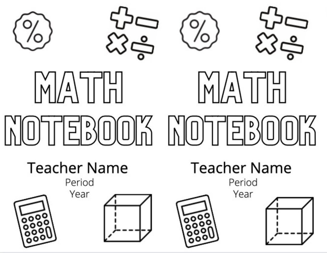Editable Interactive Notebook Cover! - Etsy