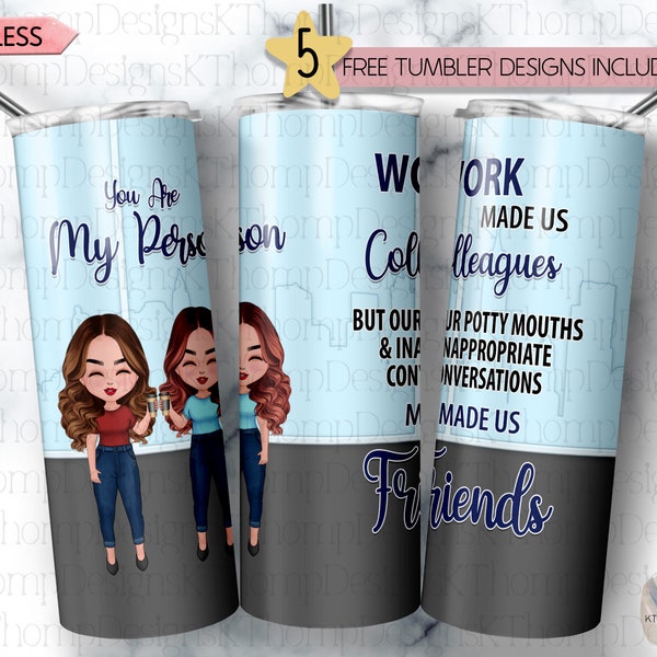 Work Bestie Tumbler - Etsy
