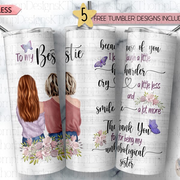 Bestie Tumbler Template - Etsy