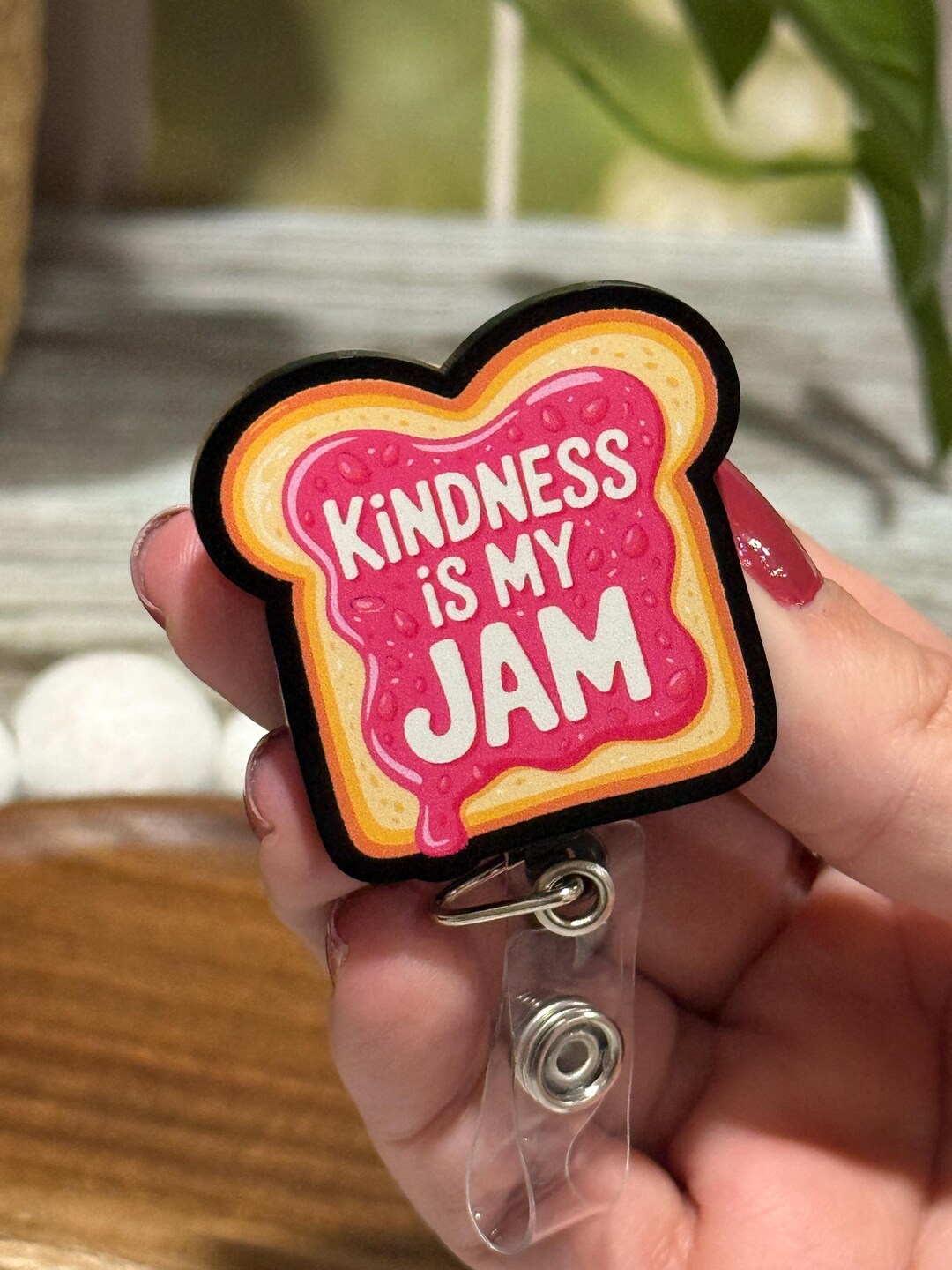 Kindness is My Jam Retractable Badge Reel - Etsy