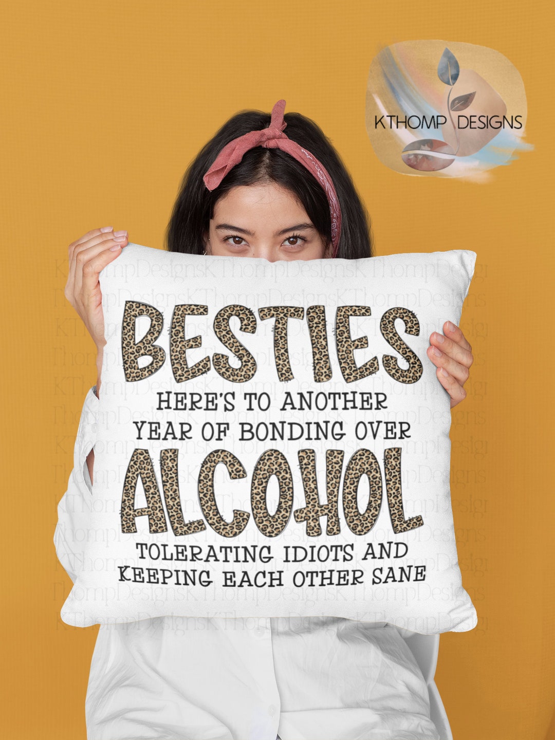Besties Here's to Another Year of Bonding Over Alcohol Design, Digital ...