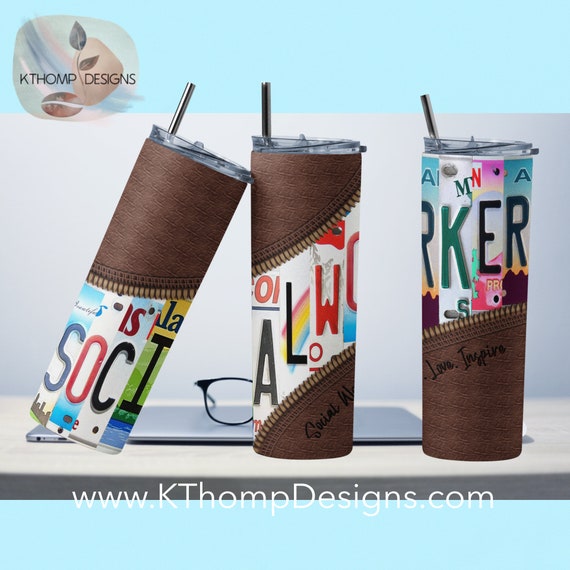 Social Worker Love Inspire Leather & License Plates Design - Etsy