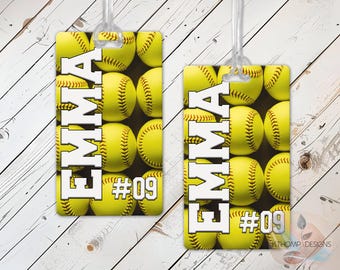 Custom Sports Bag Tags | Personalized Photo Luggage Tag | Team Gifts ...