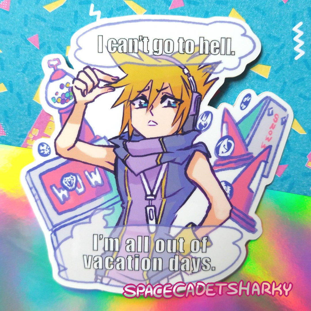Twewy Vinyl Sticker Neku Meme - Etsy