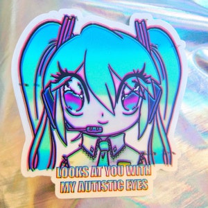 Looking at You With Their Autistic Eyes - Etsy