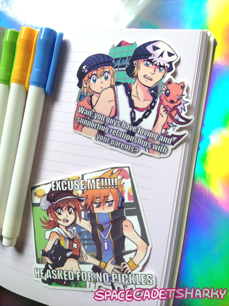 Twewy Vinyl Sticker Beat Rhyme Meme - Etsy