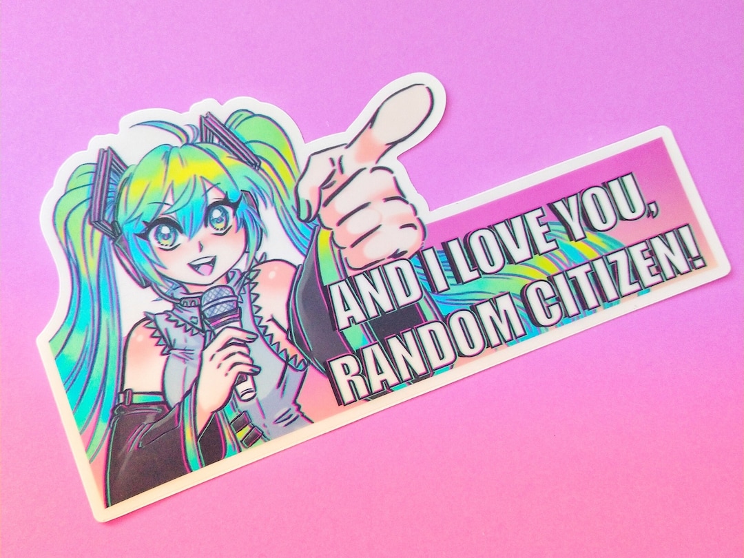 Oh!! "and I Love You Random Citizen" Clear Vinyl, Waterproof ...