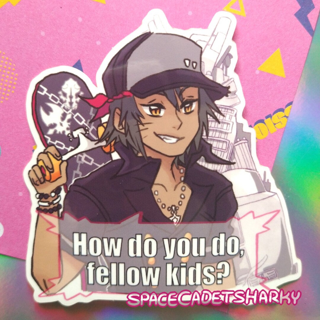 Twewy Vinyl Sticker Sho Minamoto Meme - Etsy UK