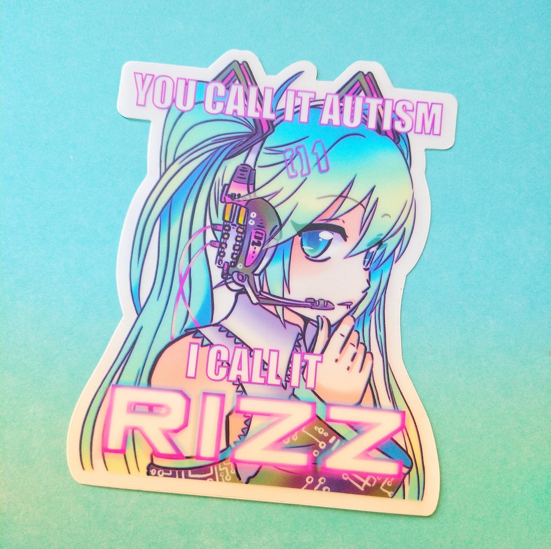 You Call It Autism I Call It Rizz Clear Vinyl Weatherproof Waterproof ...