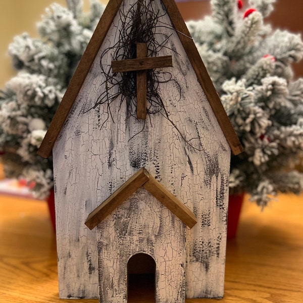 Rustic Church - Etsy