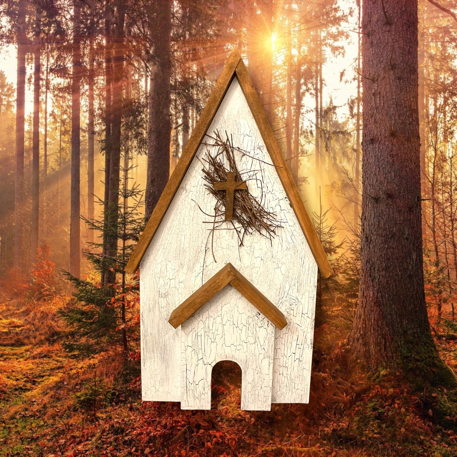 Handmade Rustic Church - Etsy