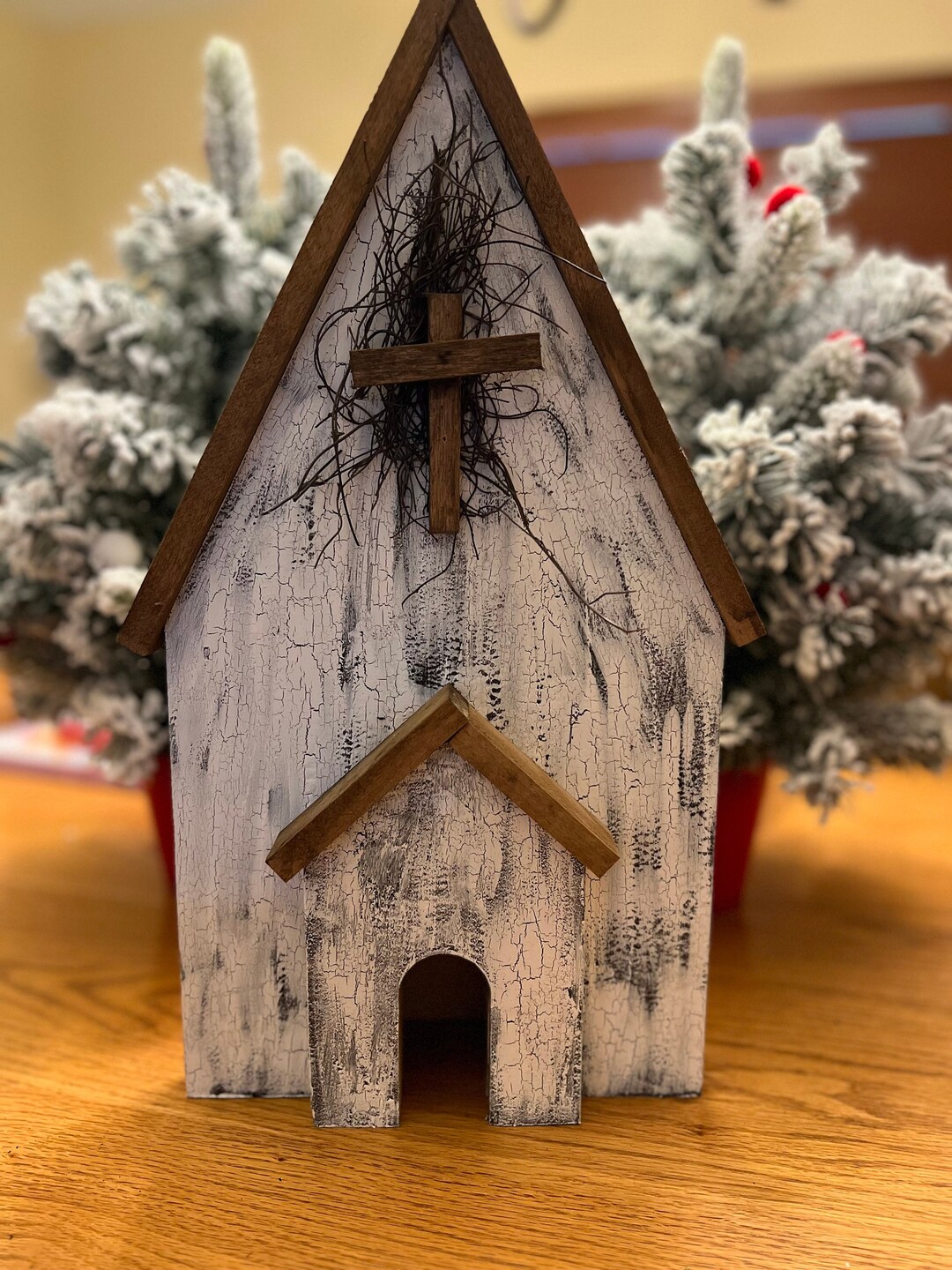 Handmade Rustic Church - Etsy