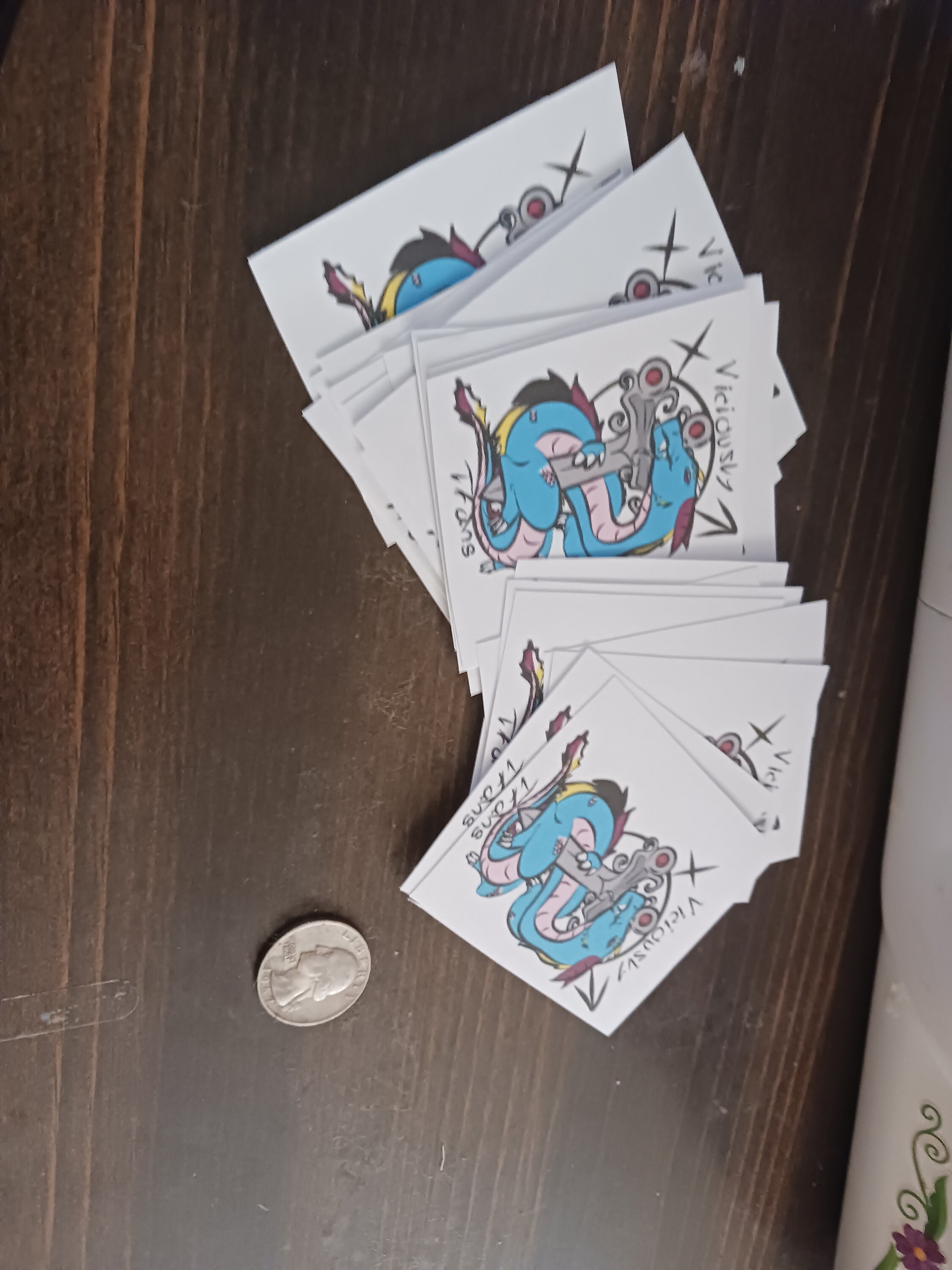 Trans Dragon Vicious Sticker Decal Sword Lgbt Lgbtqia - Etsy