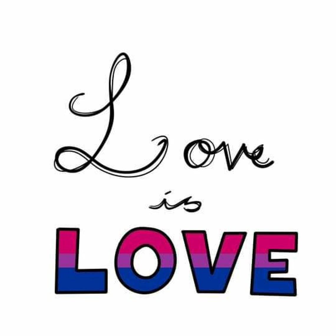 Love is Love Stickers | Etsy