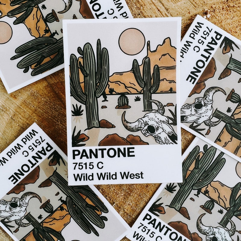 Western Stickers - Etsy