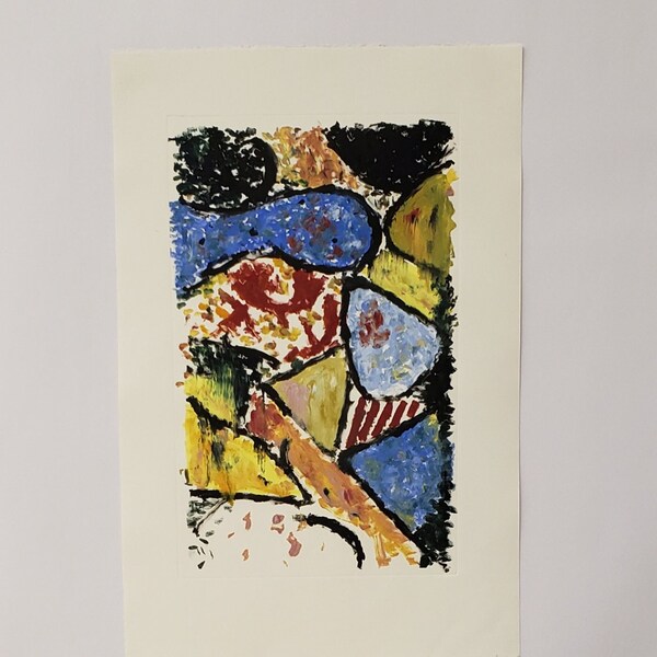 Monotype Art Print - Etsy