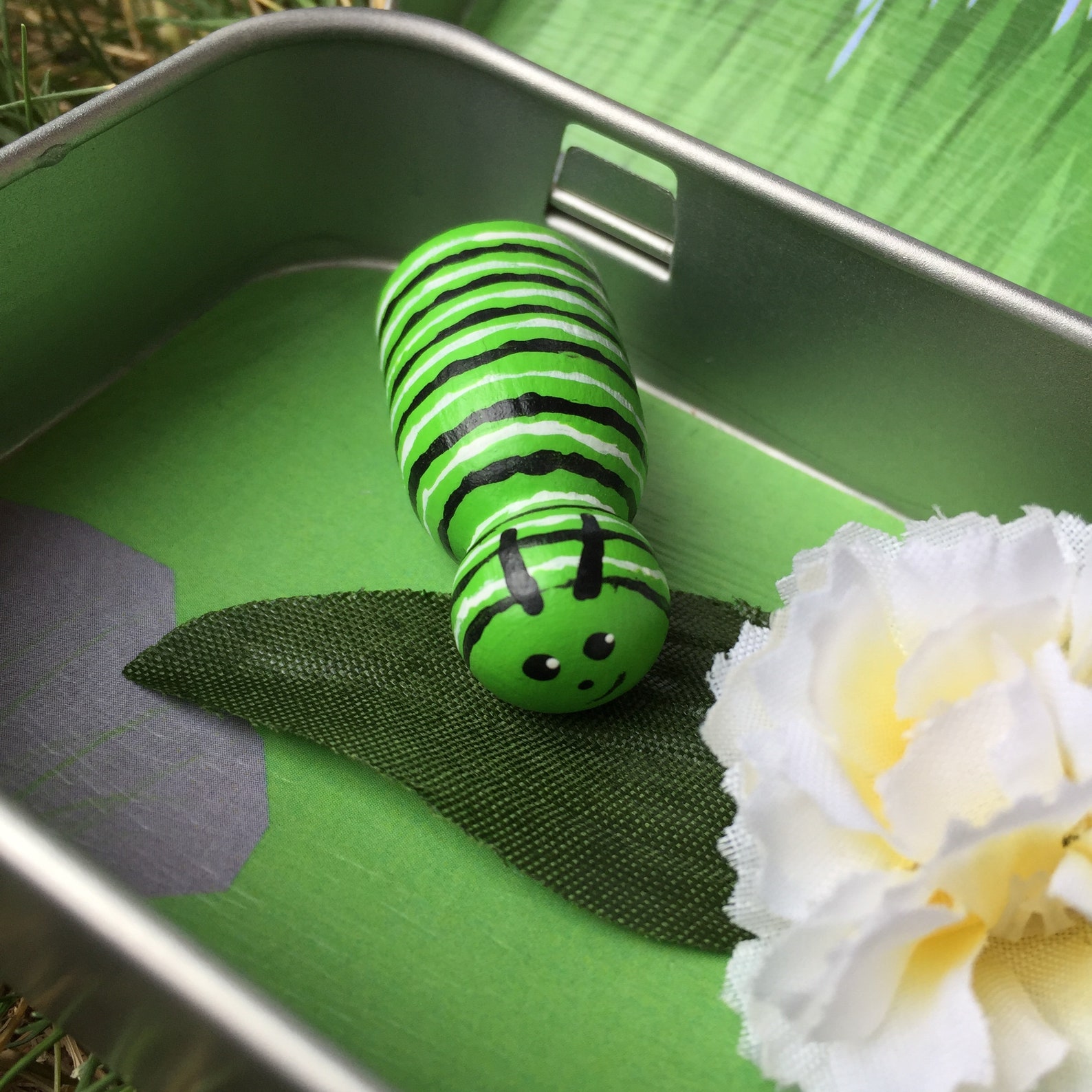 Insect Bug Box Quiet Toy Peg Dolls Stocking Stuffer | Etsy