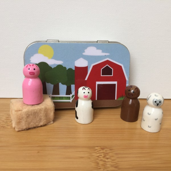Farm Peg Dolls - Etsy