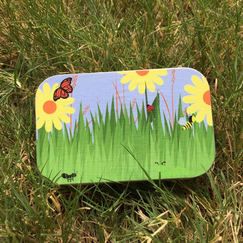 Insect Bug Box Quiet Toy Peg Dolls Stocking Stuffer | Etsy