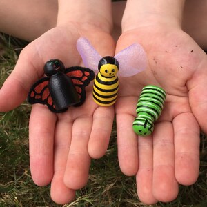 Insect Bug Box, Quiet Toy, Peg Dolls, Stocking Stuffer - Etsy