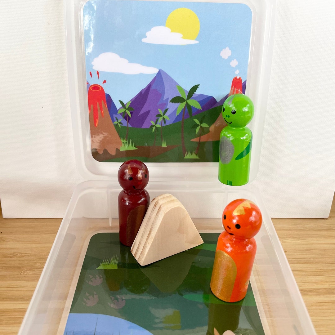 Dinosaur Peg Dolls BIG Box Play Set - Etsy