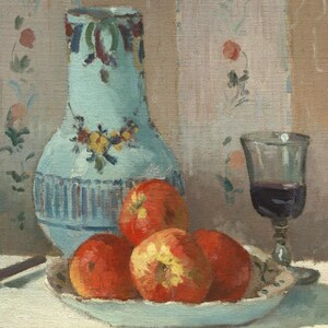 Arte vintage para download digital, pintura de natureza-morta de ...